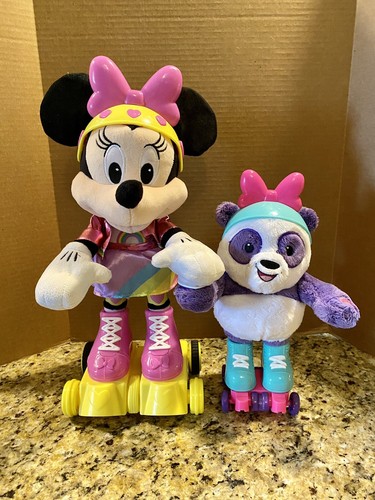 Disney Jr Minnie Mouse Roller-Skating Party Plush Music/Lights/Motion ...