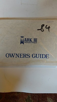 Mark III Custom Vans original owner guide 1984 Never opened 5/84 | eBay