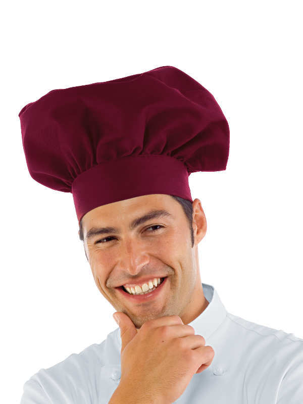 CAPPELLO per Pasticcere Da Chef CUOCO Classico Taglia Unica BORDò con ...