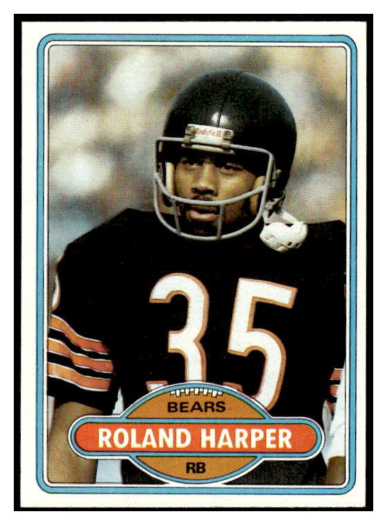 1980 Topps #362 Roland Harper Chicago Bears Excellent | eBay