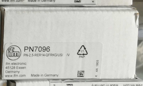 1PCS New IFM pressure switch PN7096 | eBay