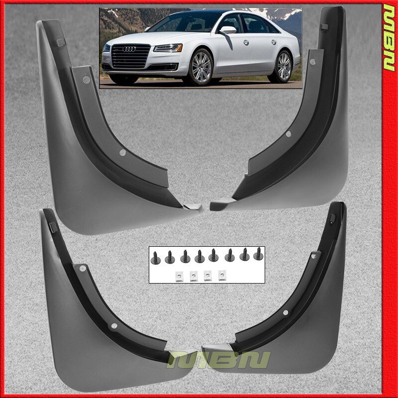 Splash Guards Front Rear 2004-2010 Audi A8 S8 Mud Flaps Pair | eBay