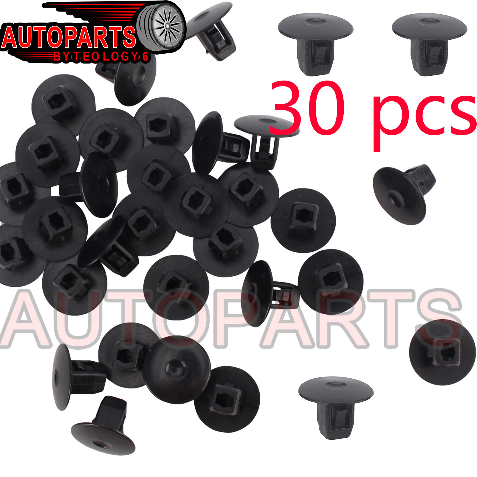 30 Fender Apron Grommet Nut Clip Tapping Screw 90682-SEA-003 For Honda ...