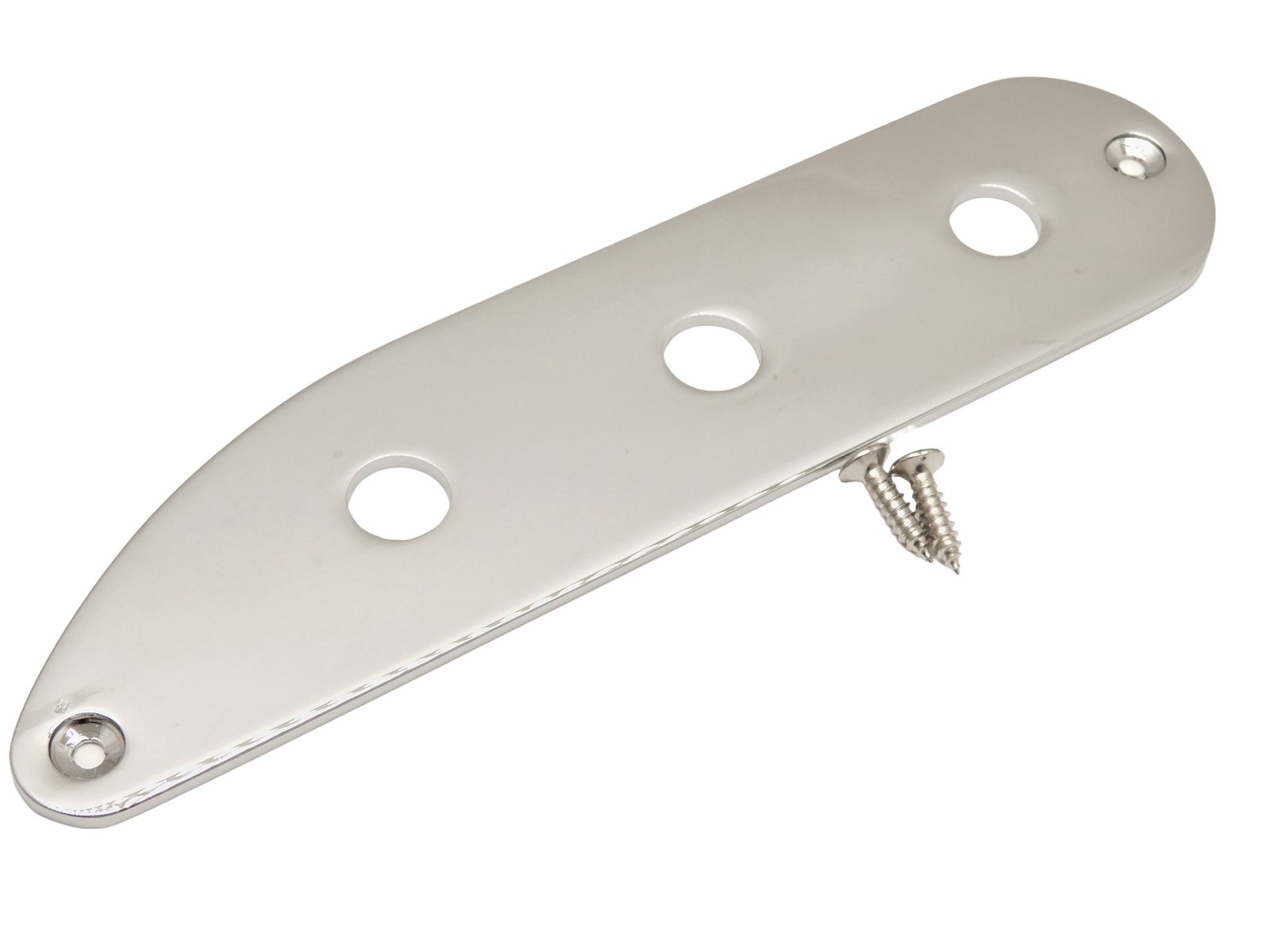 Vintage Tele P-bass Control Plate / 3 holes Chrome | eBay