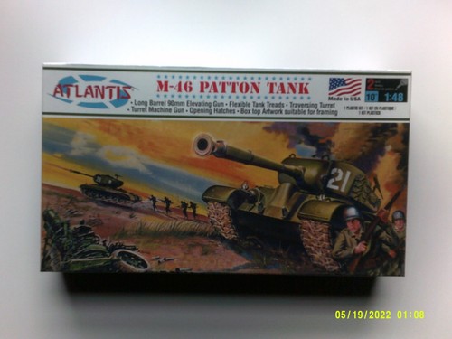 Atlantis M-46 Patton Tank 1:48 Made In USA 2019 New Factory Sealed | eBay