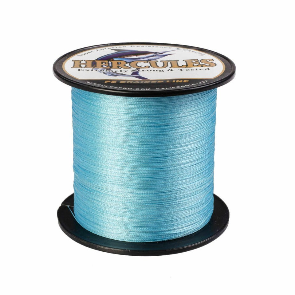 HERCULES 328 547 1094Yards Super 10-300LB 4 Strands PE Test Braided ...