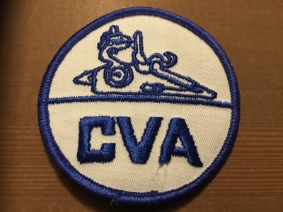 CVA Patch Logo Blue Black powder Flintlock 3” | eBay