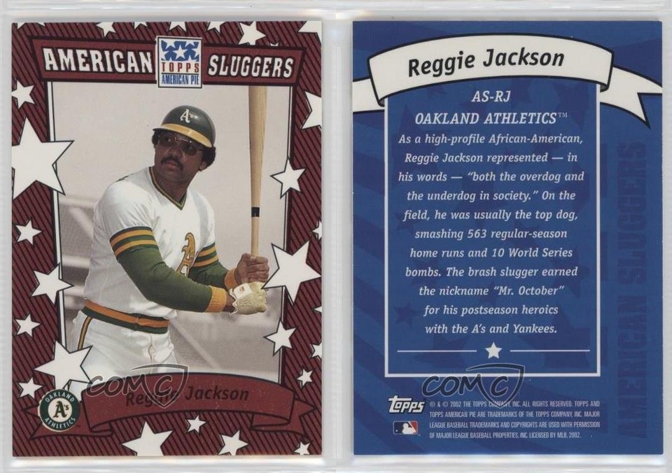 2002 Topps American Pie American Sluggers Red Reggie Jackson #AS-RJ HOF ...