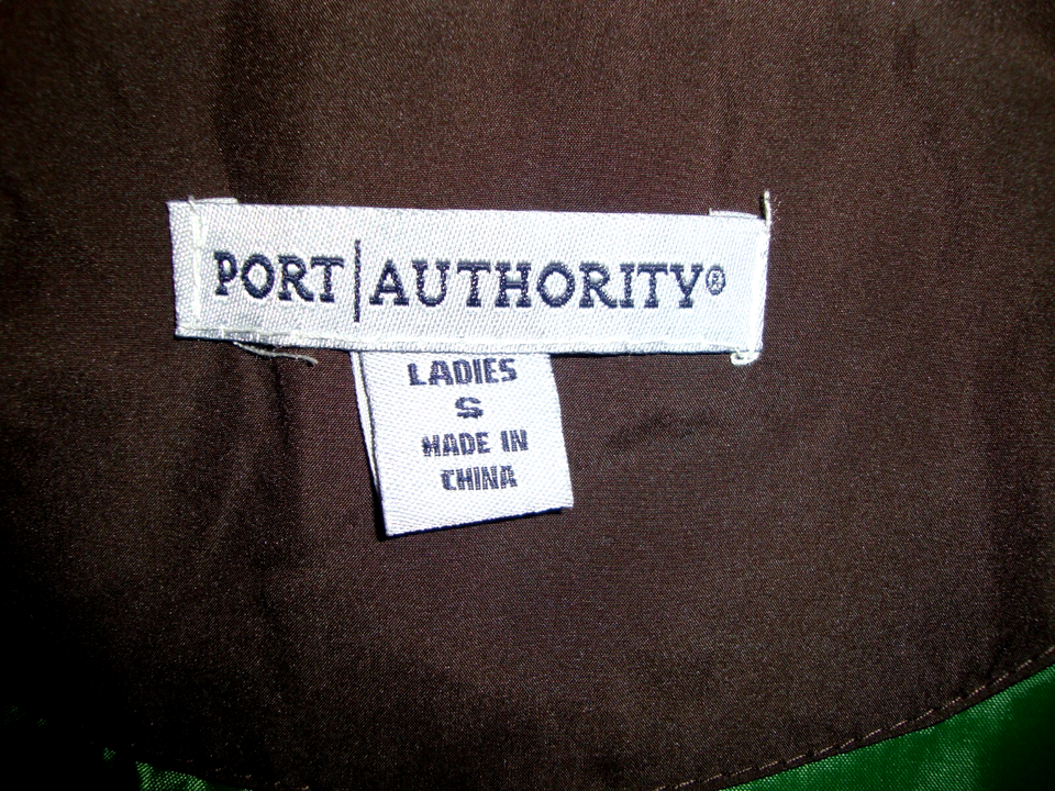 New Port Authority Vest Jacket Coat Sz Small w/Port Pocket Collared ...