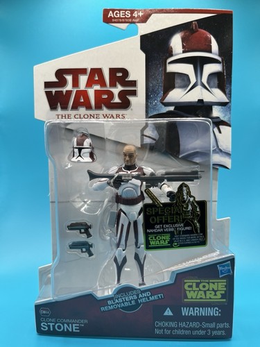 Clone Commander Stone 3.75” Figure Star Wars The Clone Wars | eBay