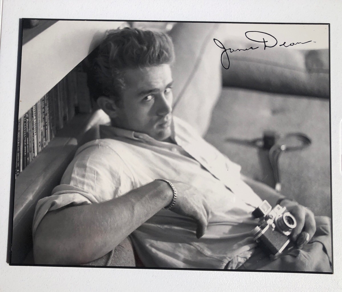 James Dean Signature White James Dean Memorabilia, Signed James Dean