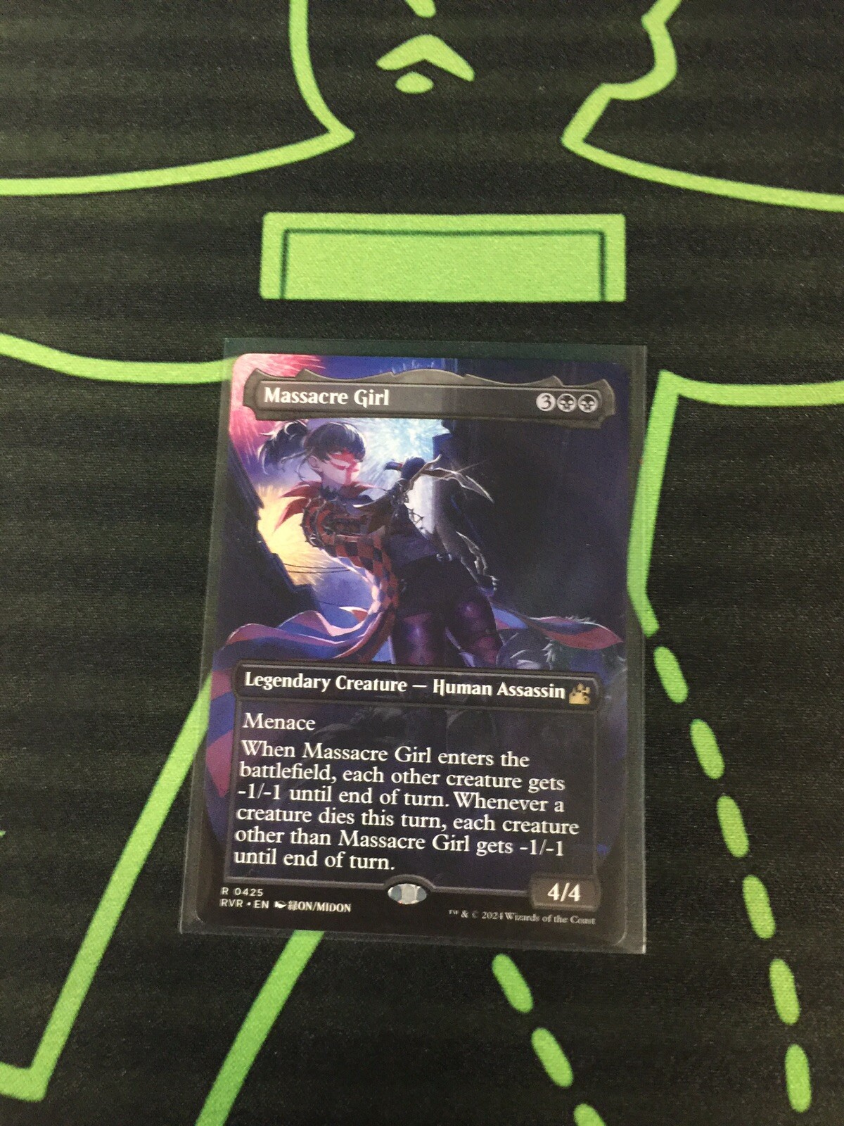 MTG Magic The Gathering Massacre Girl Anime Borderless Commander | eBay