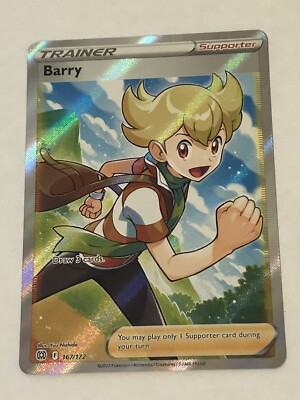 Pokémon TCG Barry Brilliant Stars 167/172 Holo Ultra Rare | eBay