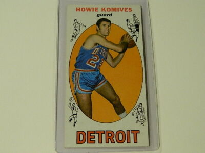 1969-70 TOPPS Basketball #71 HOWIE KOMIVES Detroit Pistons - Rare - Mid ...