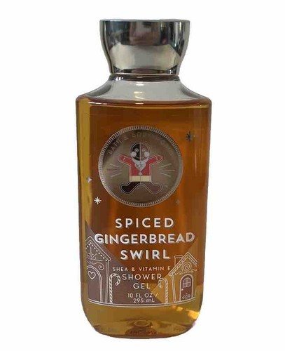 Bath Body Works SPICED GINGERBREAD SWIRL Body Wash Shower Gel 10 Fl Oz ...