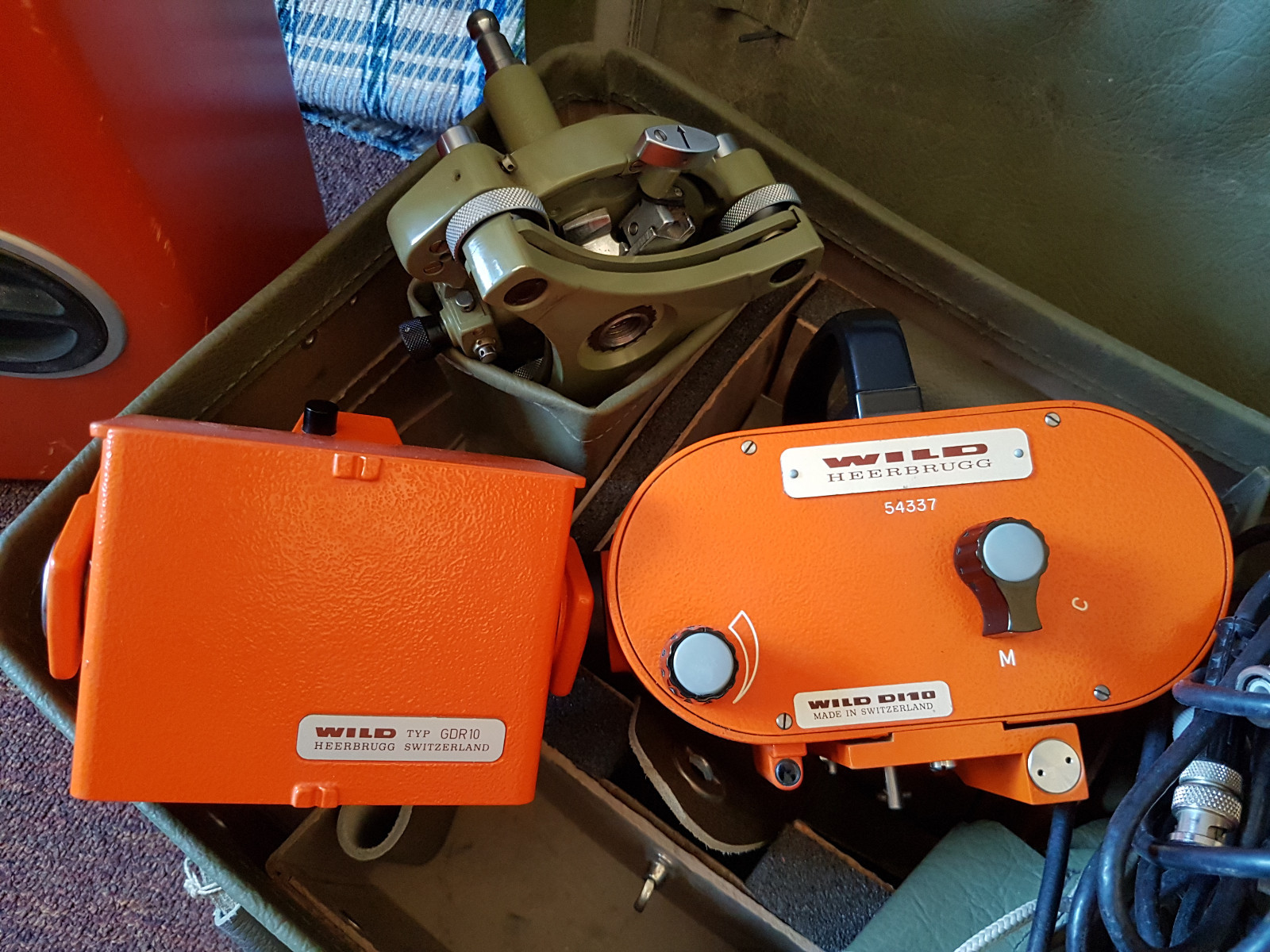 WILD HEERBRUGG DISTOMAT DI10 SERCEL, GDR11, GDR10, WILD DI10, SURVEYING ...