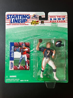 1997 Edition Starting Lineup Action Figure NFL John Elway Denver ...