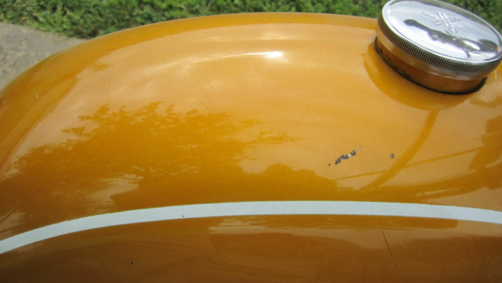 Yamaha Candy Orange (Gold) Vintage Motorcycle Paint - Aerosol - Pint ...