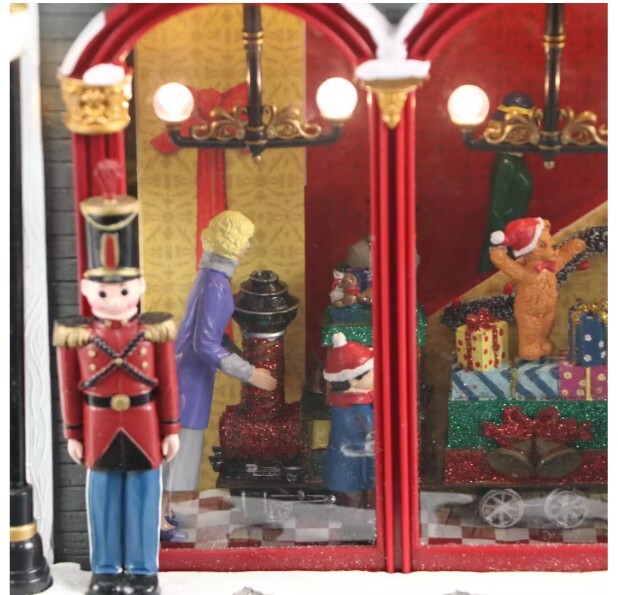 Mr. Christmas Gold Label Animated Hyde Park "K. Kringle's Department ...