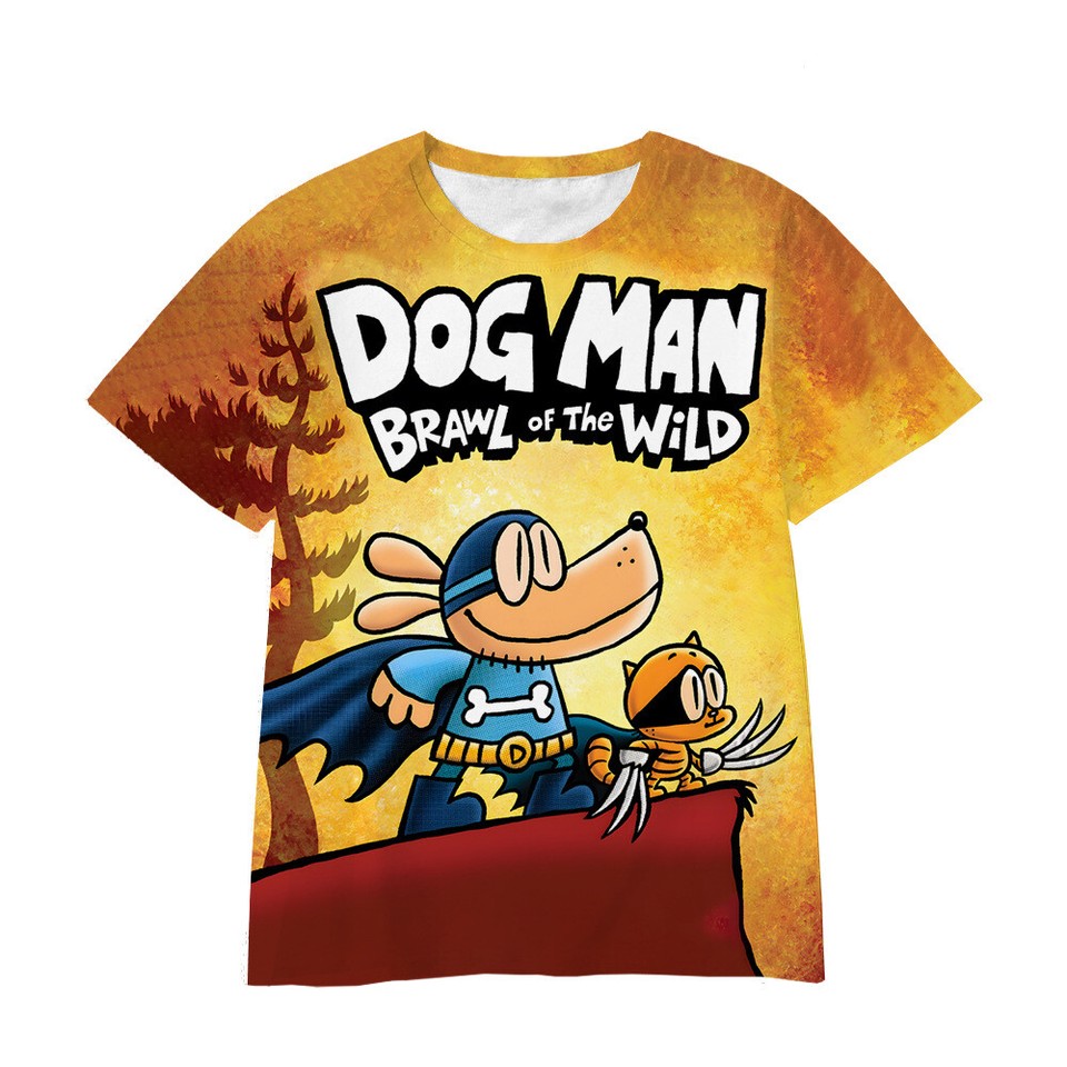 Cosplay Dog Man Chief Petey the Cat 3D T-Shirts Adult Kids Sports Top T ...