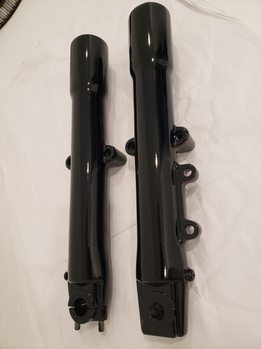 HARLEY DAVIDSON HERITAGE FLST FATBOY GLOSS BLACK FORK LOWER LEGS 2000 ...