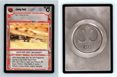 Losing Track - Star Wars Tatooine Limited 2001 LS Common CCG Card | eBay UK