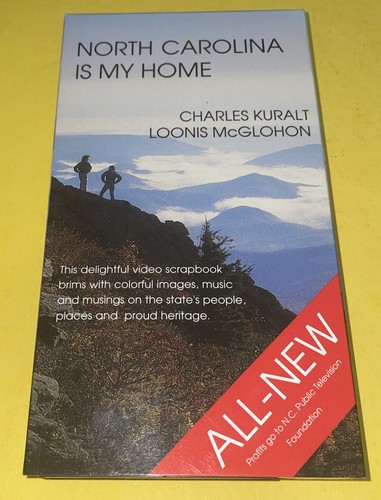 North Carolina Is My Home VHS 💥Charles Kuralt 💥 McGlohon Documentary ...