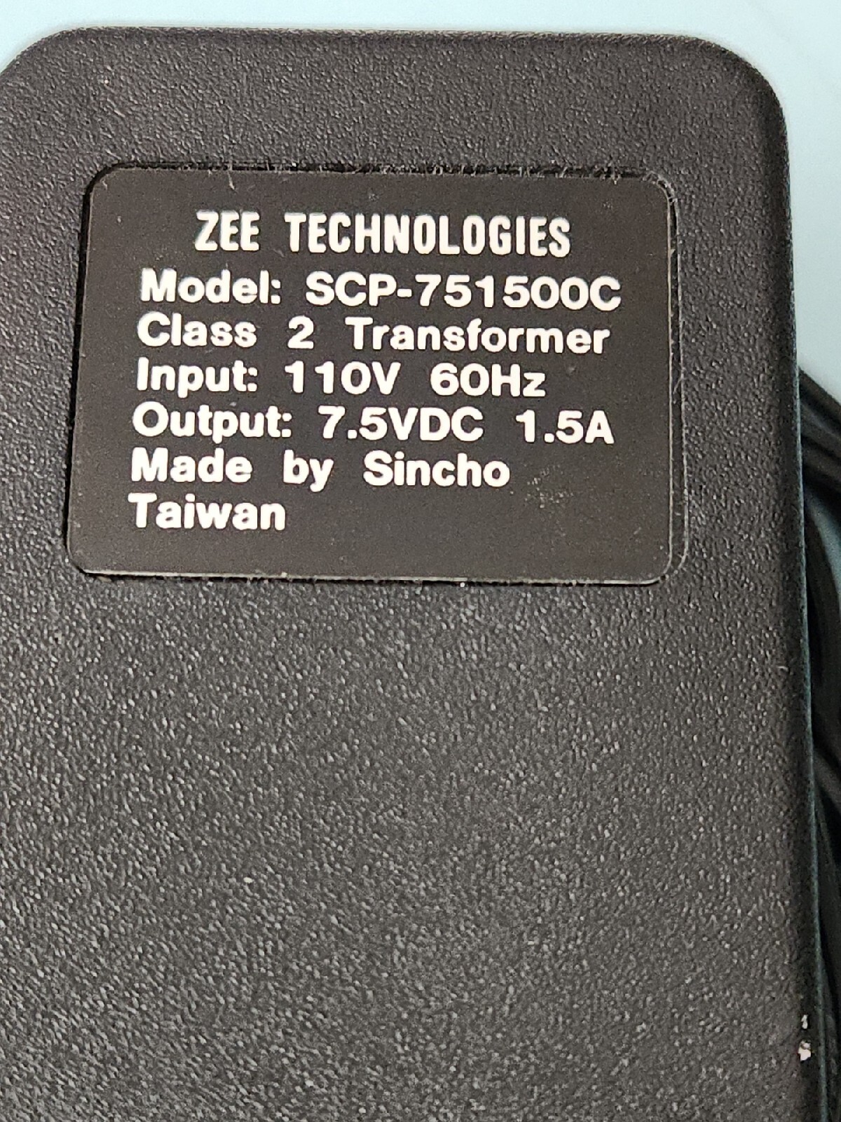 Zee Technologies Class 2 Transformer | eBay