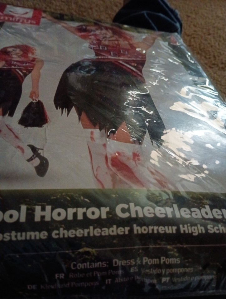 Zombie Cheerleader High School Girl Dead Horror Costume Adult Teen ...