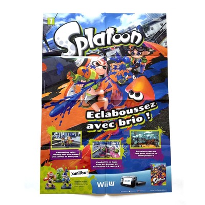 Poster Officielle Splatoon Nintendo Wii U Format A1 85x59cm | eBay