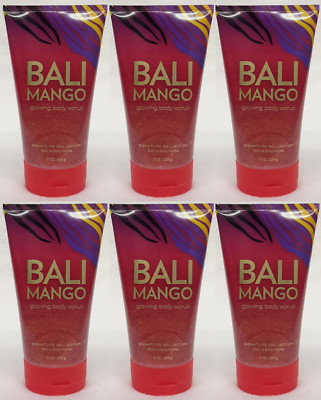 6 Bath & Body Works BALI MANGO Glowing Body Scrub 8 oz | eBay