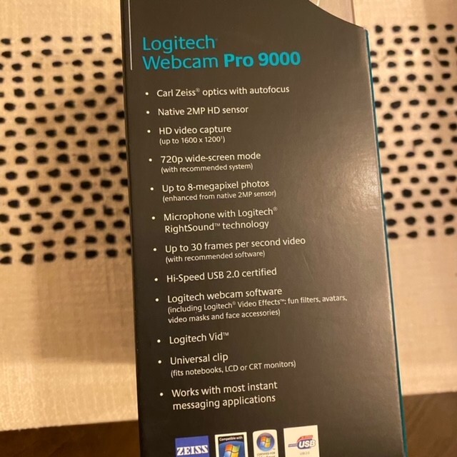 Logitech QuickCam Pro 9000 Web Cam for sale online | eBay