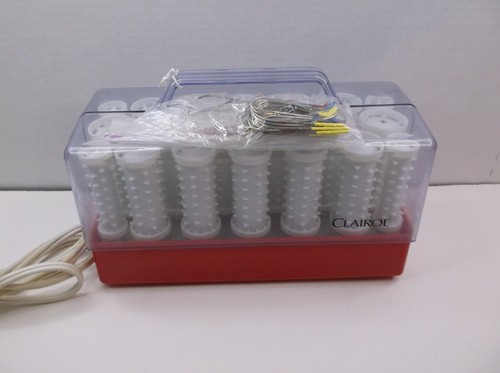 VTG Clairol Style Setter Heated Hair Curlers Rollers C-20-1 With Clips ...