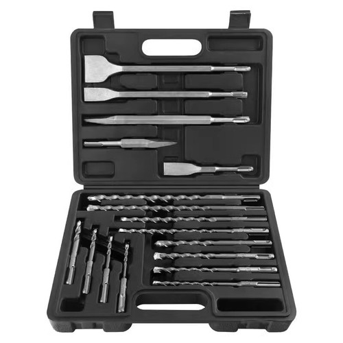 17 Piece Impact Chisel Impact Drill Bit Set Electric Clock Through Wall Concrete | eBay