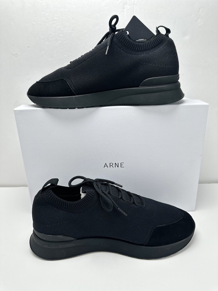 ARNE Mens Hybrid Knitted Trainer – Triple Black UK7/EU 41 | eBay UK
