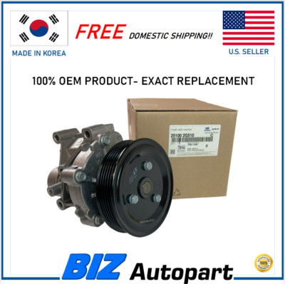 Genuine Water Pump for 2011-2016 Hyundai Kia 2.4L OE# 25100-2G510 | eBay
