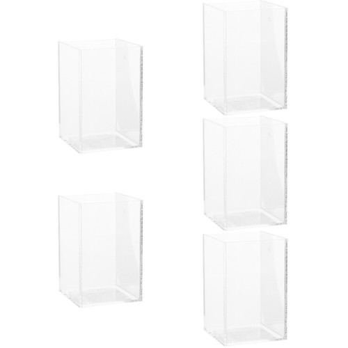 5 PCS Desktop Fish Tank Office Goldfish Aquarium for Clear Acrylic Nano ...