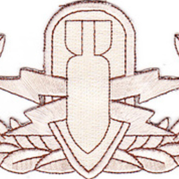 EOD Explosive Ordnance Disposal Basic Badge Desert Patch | eBay