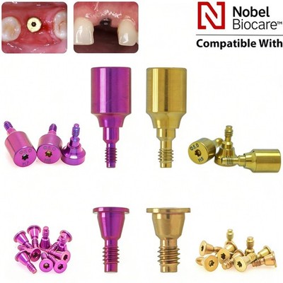 US NOBEL Dental Healing Cap Abutment NP/RP Compatible With Nobel Active ...