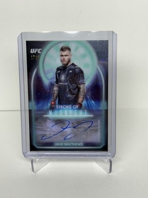 Jake Matthews 2025 Topps Midnight UFC - Stroke of Midnight Auto ...