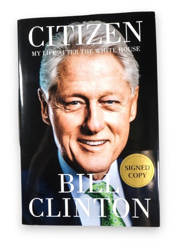 Bill Clinton Signed Autographed Hardcover Book Citizen Blue Ink JSA ...