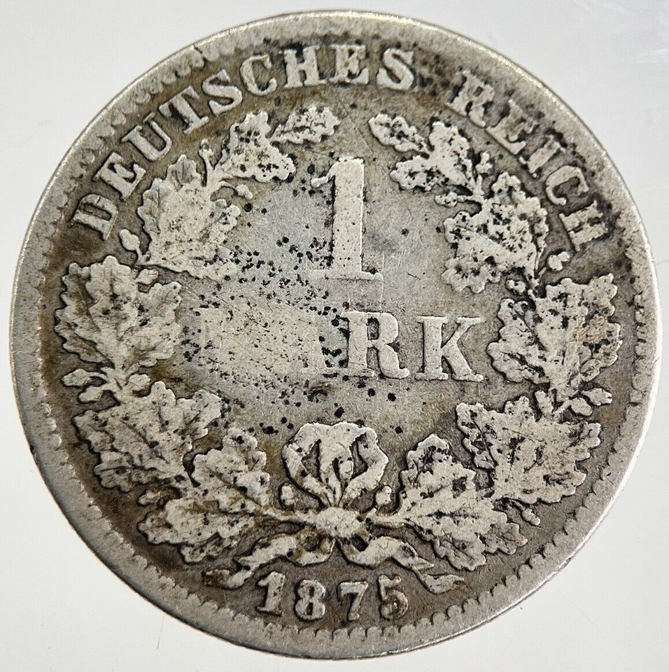 1875 Germany 1 One Mark Silver Coin | Collectable Grade | a8776 | eBay