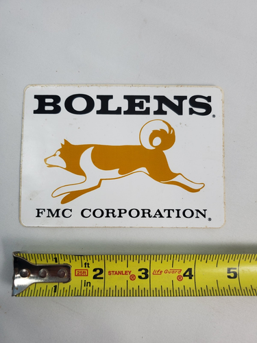 Vintage Bolens FMC Corporation Decal Sticker – Husky Dog Logo – Tractor ...