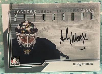 ANDY MOOG 2011 In The Game Decades 1990s Series On-Card Autograph ...