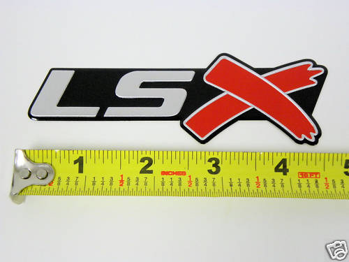 CHEVROLET CORVETTE CAMARO PONTIAC WS6 SS RS LSX ENGINE EMBLEMS BADGES ...