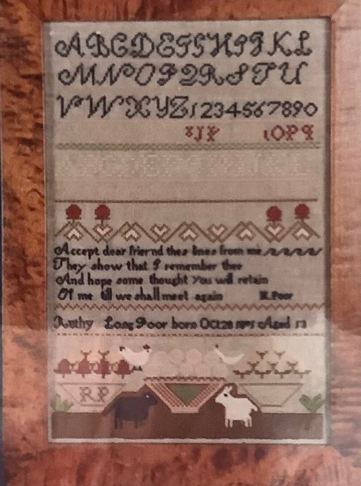 4 Sampler Patterns—Scarlet Letter-HandWork—Manor House ...