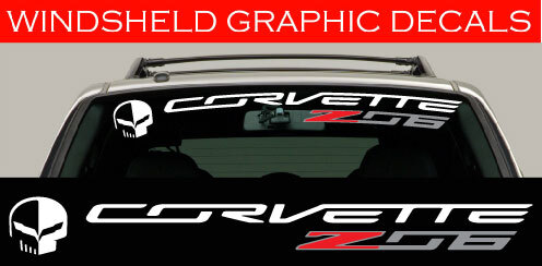 New Jake Corvette Z06 Decal sticker windshield banner | eBay