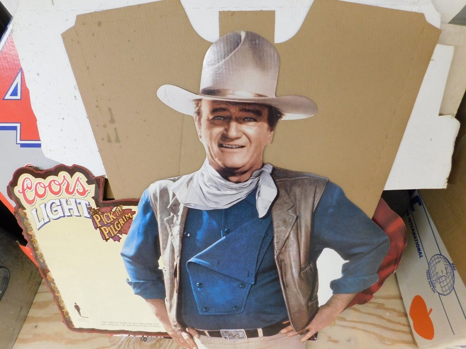1996 John Wayne Coors Beer Life size cardboard cutout Standee | eBay