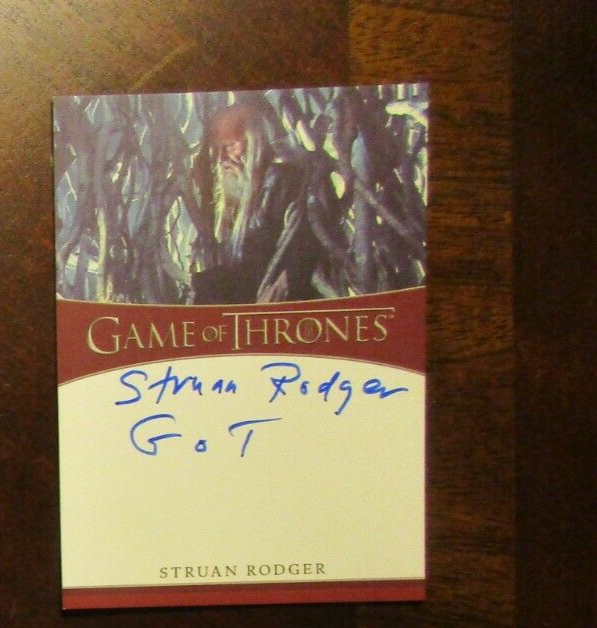 Game of Thrones Complete Series Volume 2 STRUAN RODGER Inscription ...