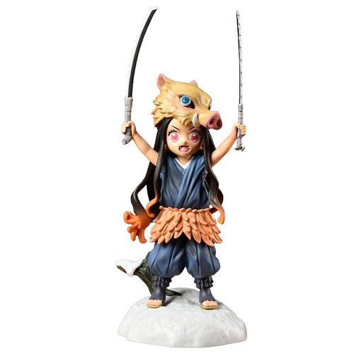 19CM Demon Slayer Anime Figure Kimetsu No Yaiba Pig's Head Kamado ...